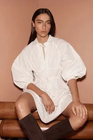ROWIE Eden Organic Cotton Poplin Dress