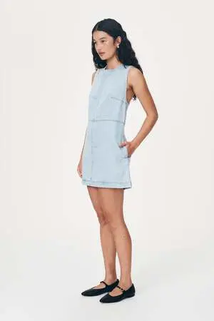 ROWIE Jean Denim Mini Dress