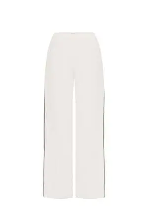 ROWIE Kaia Linen Straight Pants - Bone