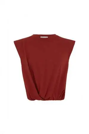 ROWIE Sampson Organic Tee - Burgundy