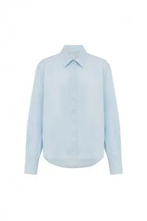 ROWIE Nola Organic Long Sleeve Shirt - Sky