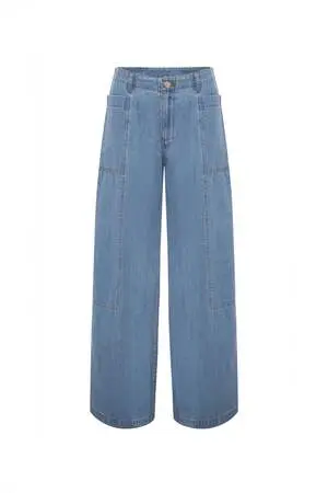 ROWIE Dallas Denim Jeans - Blue Denim