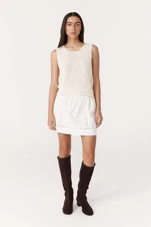 ROWIE Suri Lace Mini Skirt