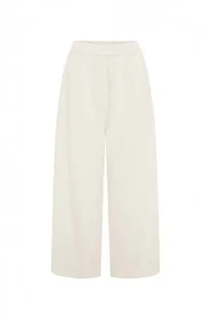 ROWIE Maryanne Barrel Leg Pants - Bone