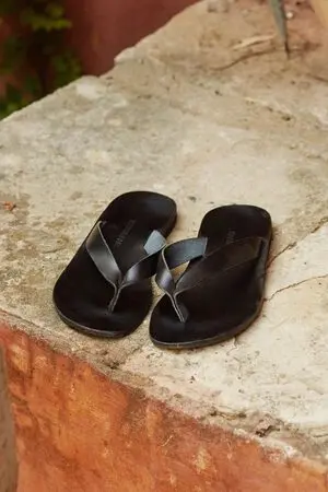 Maria Farro Lex Leather Flip Flop