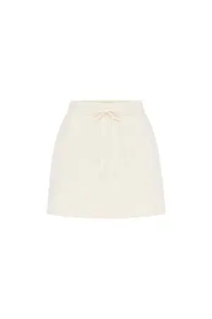ROWIE Alma Knit Mini Skirt - Bone
