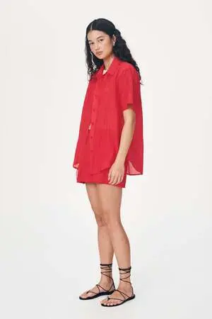 ROWIE Mason Silk Shirt