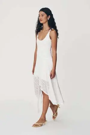 ROWIE Lorna Lace Midi Dress