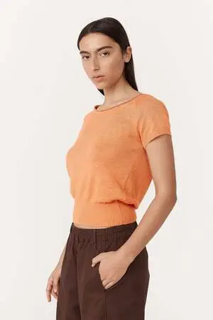 ROWIE Sera Linen Knit Top