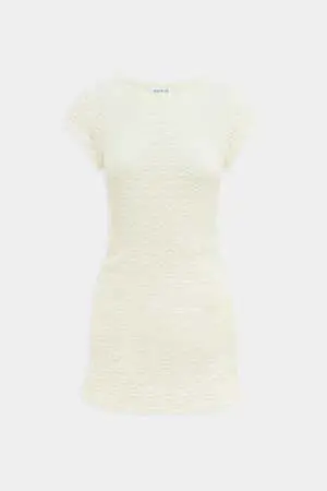 ROWIE Galo Daisy Lace Tee Dress