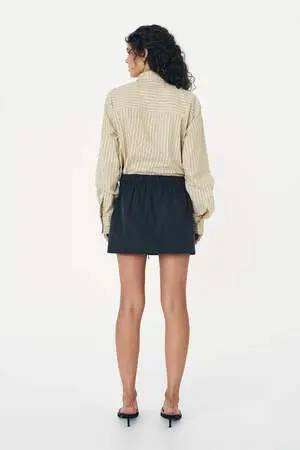ROWIE Jessica Cargo Mini Skirt - Washed Ink