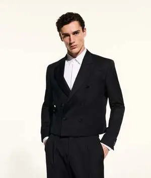 Karl Lagerfeld Kl Studio Double-breasted Blazer - Black
