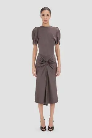 Victoria Beckham Bela Midi Skirt - Grey