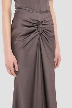 Victoria Beckham Bela Midi Skirt - Grey