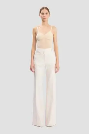 Victoria Beckham Alina Trouser - Bone