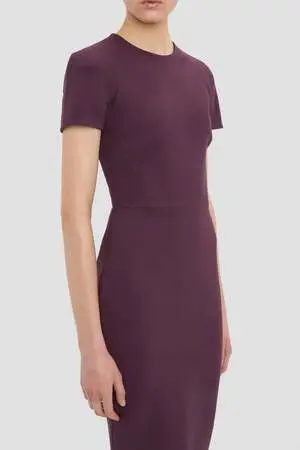 Victoria Beckham Claude Midi Dress - Fig