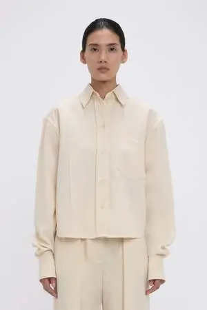 Victoria Beckham Ellys Shirt - Alabaster