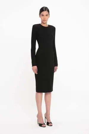 Victoria Beckham Long Sleeve T-shirt Dress
