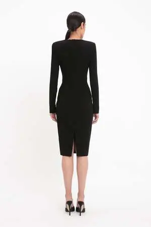 Victoria Beckham Long Sleeve T-shirt Dress