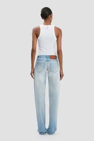 Victoria Beckham Ribbed Racer-back Tank