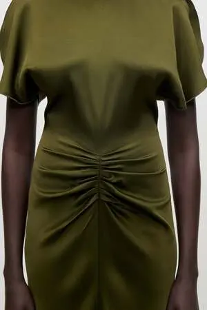 Victoria Beckham Bela Midi Dress - Green