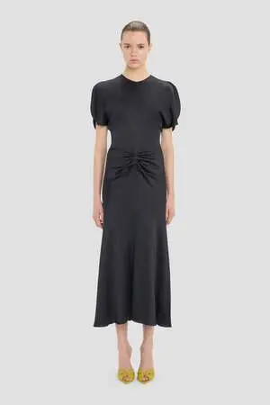 Victoria Beckham Bela Midi Dress - Midnight