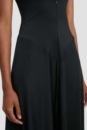 Victoria Beckham Zipped Front Midi Dress