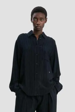Victoria Beckham Pyjama Shirt - Navy
