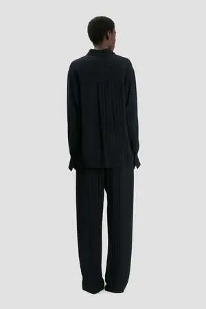 Victoria Beckham Pyjama Shirt - Navy