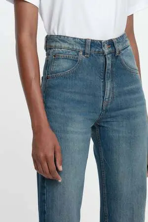 Victoria Beckham Julia Stretch Jean - Mid Blue