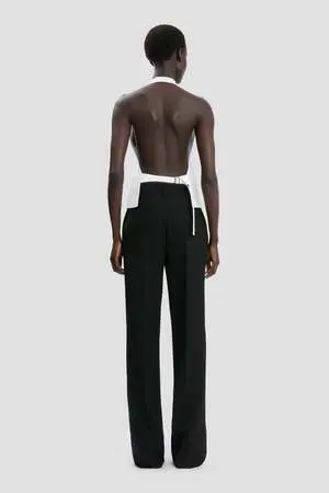 Victoria Beckham Backless Bib Top