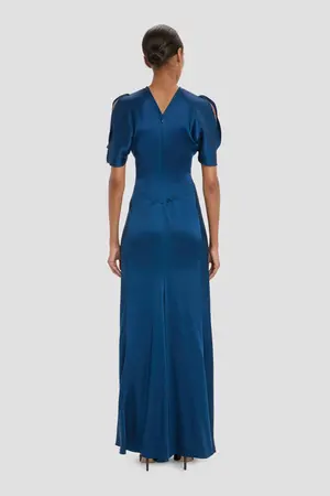Victoria Beckham Isabella Gown - Dark Ocean