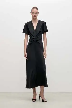 Victoria Beckham Midi Dress - Black