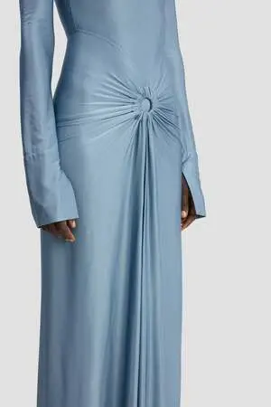 Victoria Beckham Frances Midi Dress - Stone