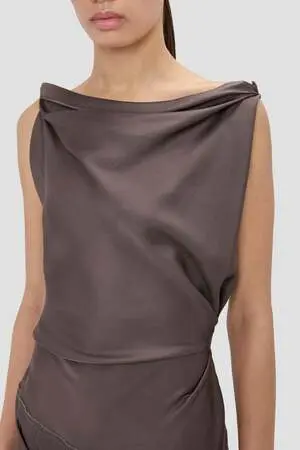 Victoria Beckham Posy Gown - Brown