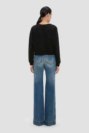 Victoria Beckham Constance Sweatshirt - Black