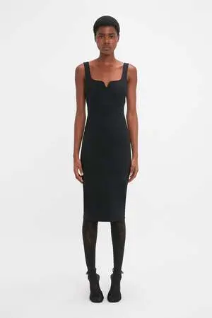 Victoria Beckham Fitted T-shirt Dress
