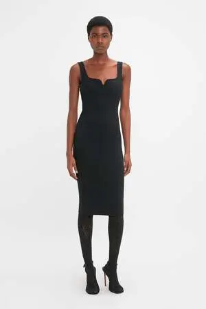 Victoria Beckham Fitted T-shirt Dress