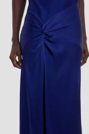 Victoria Beckham Draped Cami Gown - Bright Indigo