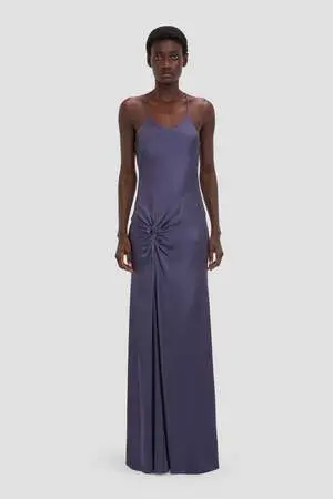 Victoria Beckham Draped Cami Gown - Eclipse