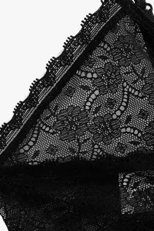 Victoria Beckham Lace Bra - Black