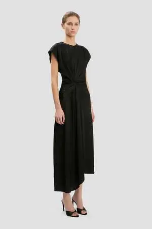 Victoria Beckham Aria Midi Dress - Black