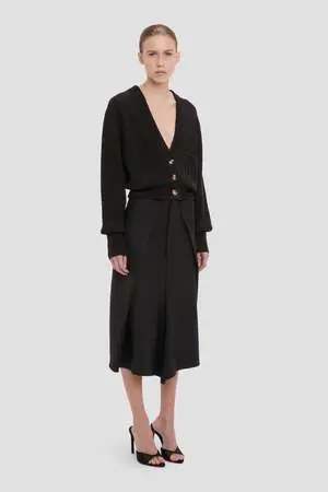 Victoria Beckham Cable Pocket Cardigan