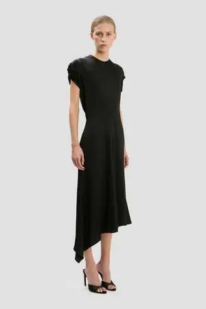 Victoria Beckham Twist Shoulder Dress