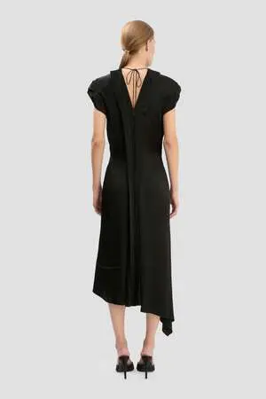 Victoria Beckham Twist Shoulder Dress