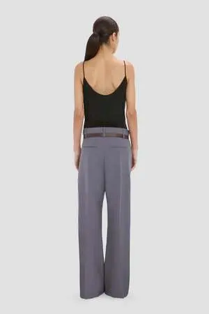 Victoria Beckham Straight Leg Folded Trouser