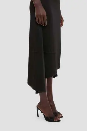 Victoria Beckham Asymmetric Midi Skirt