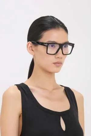 Victoria Beckham Sculpted Flat Top Frame - Black