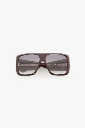 Victoria Beckham Oversized Soft Square Acetate Frame - Burgundy