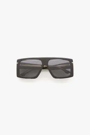 Victoria Beckham Oversized Flat Top Frame Black